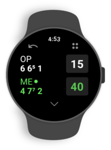 TennisTrkr - tennis score tracking app for Wear OS and Fitbit
